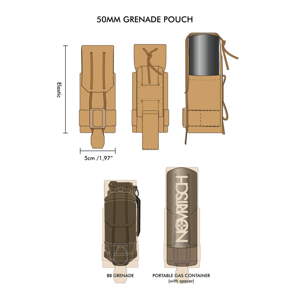 50mm Grenade Pouch - Novritsch | Airsoft